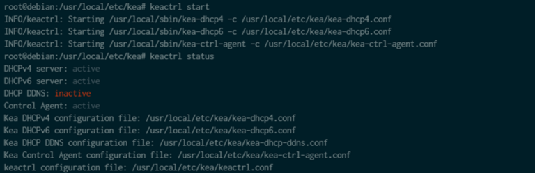 Install and run KEA DHCP with Stork on Debian 11